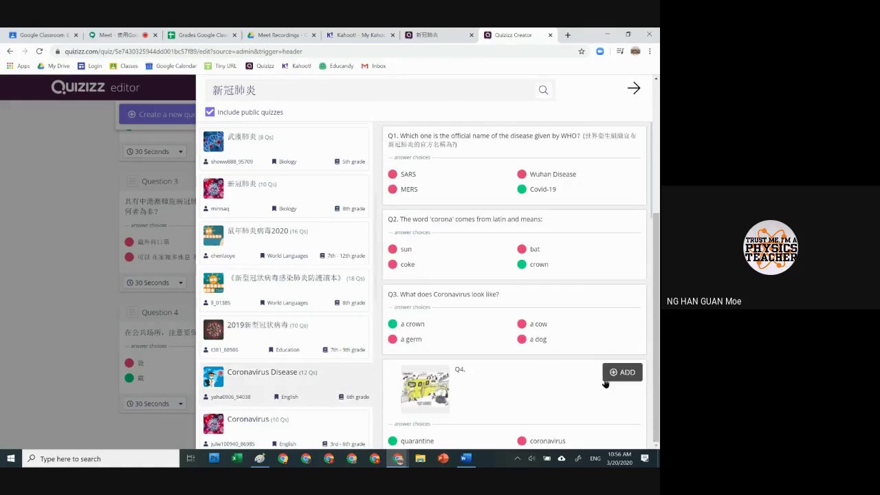 使用Google Classroom 分配Quizizz作业 Assign Quizizz Assignments with Google ...