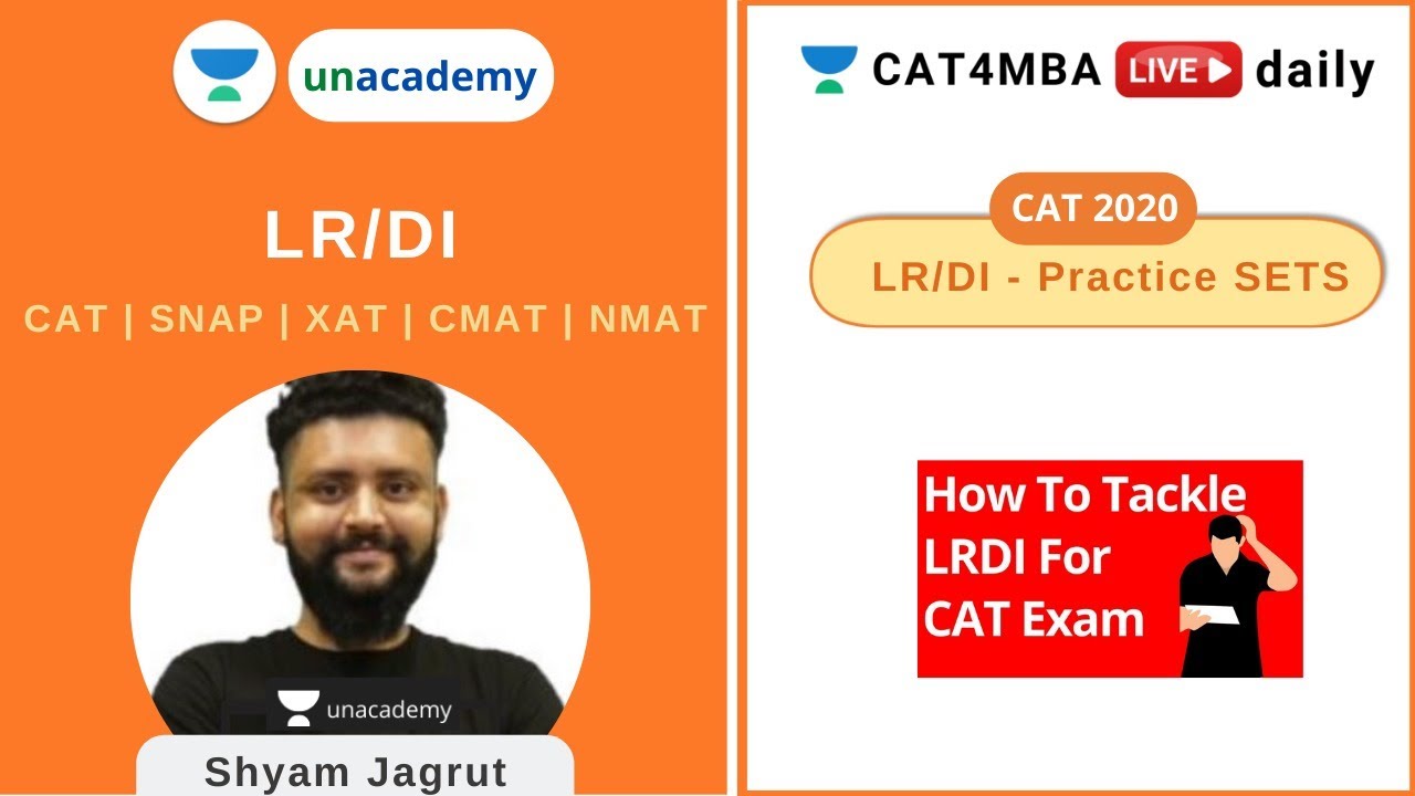 L5 | LR/DI Practice | PYQs | Unacademy CAT4MBA | Shyam Jagrut - YouTube