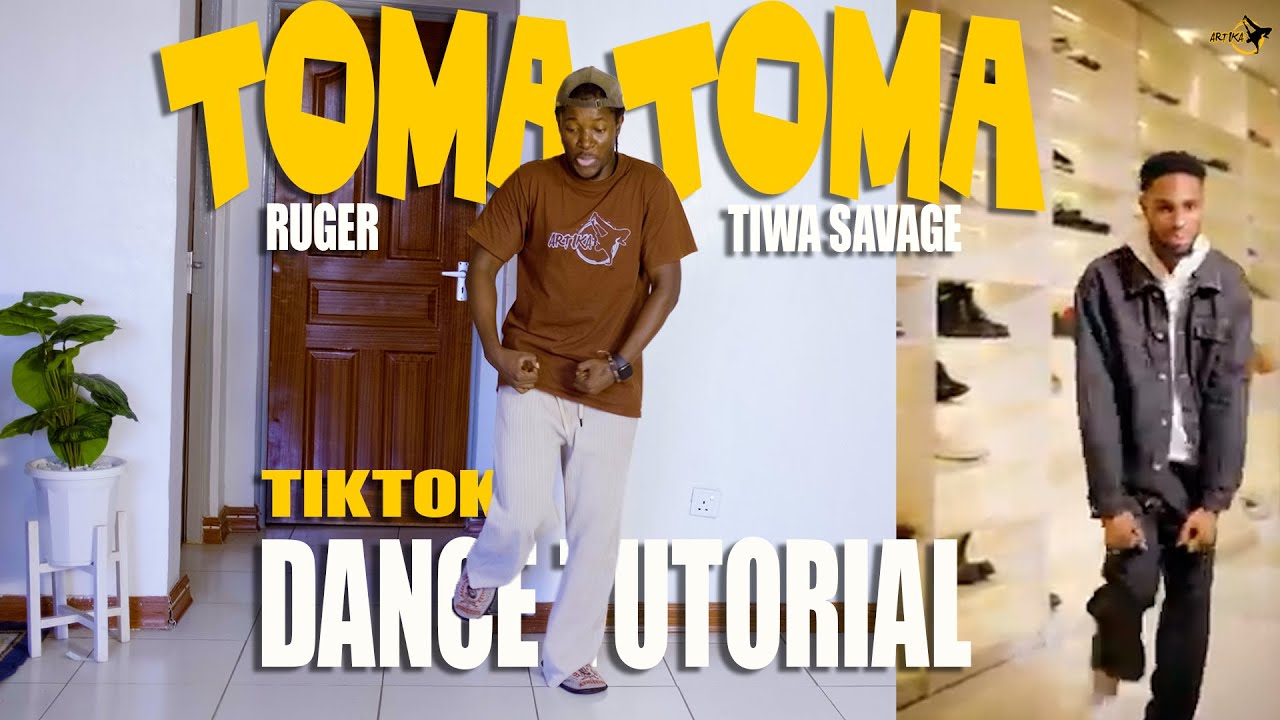 Ruger ft Tiwa Savage - Toma Toma Tiktok Dance Tutorial - YouTube