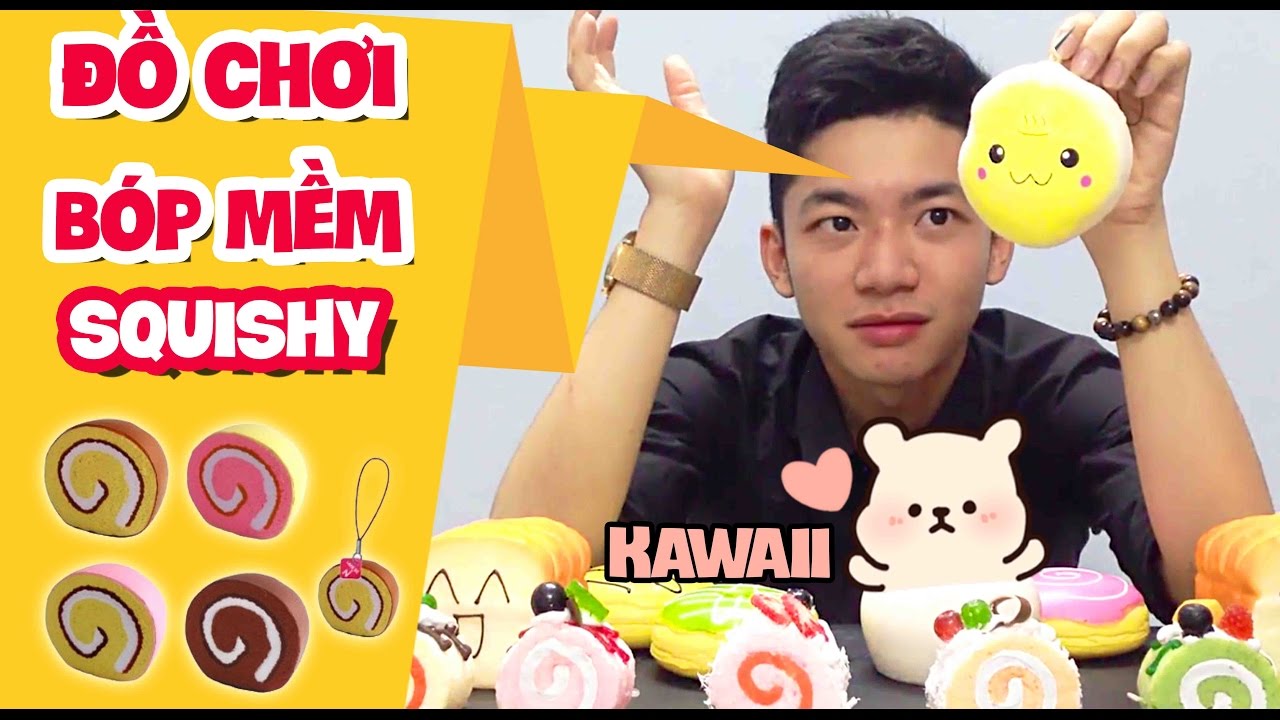 ĐỒ CHƠI SQUISHY BÓP MỀM - SQUISHY COLLECTION - YouTube