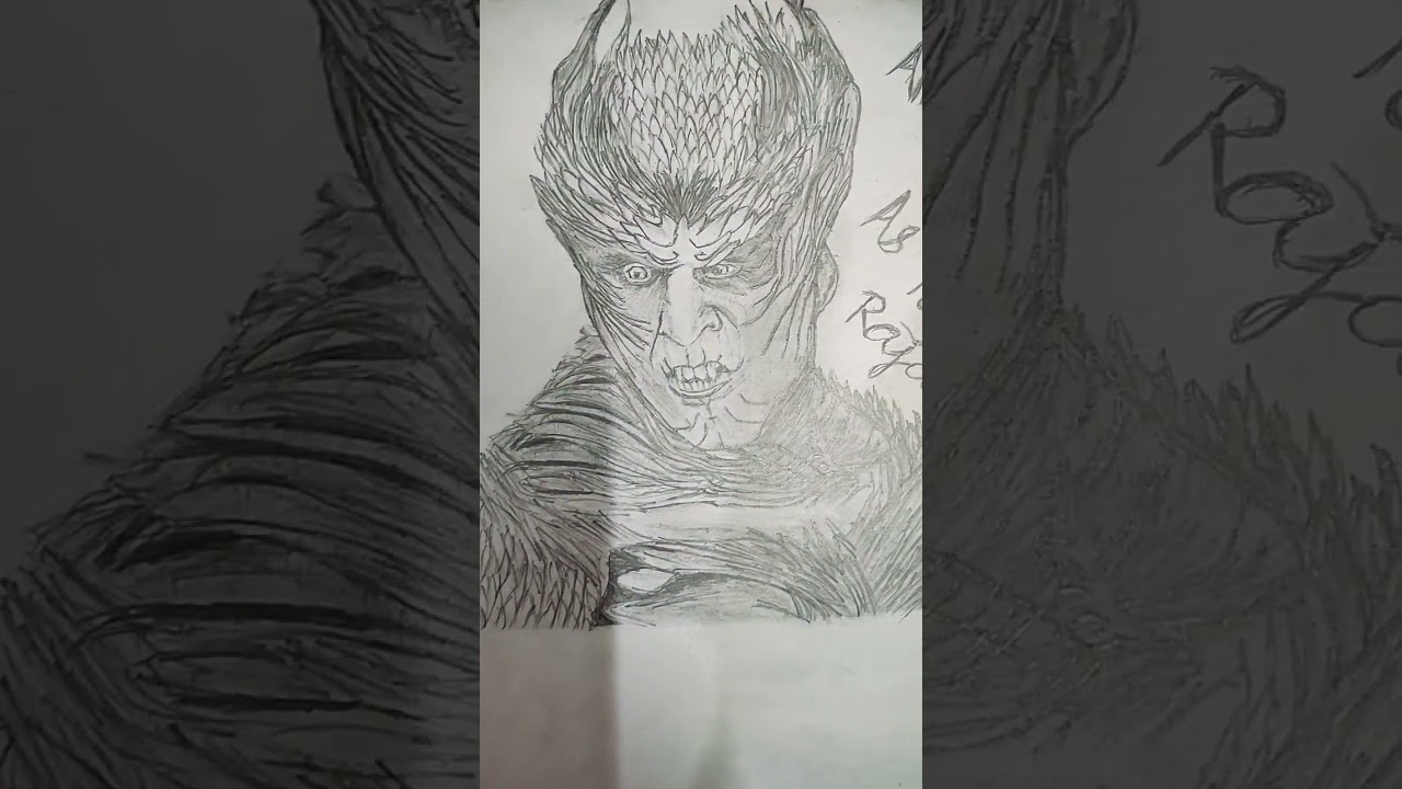 Pakshi rajan character of the movie Robot 2.0 ||The Akshay Kumar sketch ...