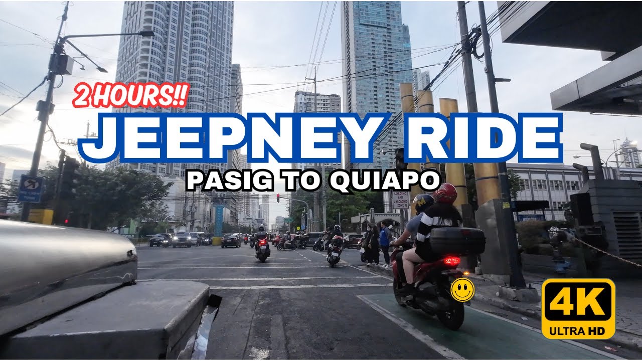 POV RUSH HOUR JEEPNEY RIDE 2024 FROM PASIG TO MANILA (QUIAPO) || METRO ...