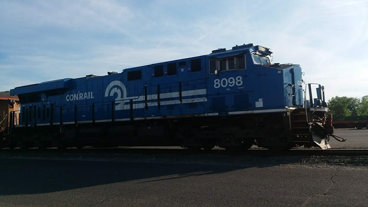 NS Light Move at Croxton Yard With NS 8098 Trailing 6/21/18 - YouTube