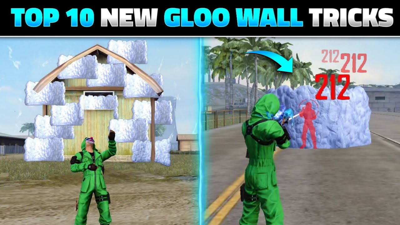 TOP 10 GLOO WALL TIPS AND TRICKS IN FREE FIRE | FREE FIRE TIPS AND ...