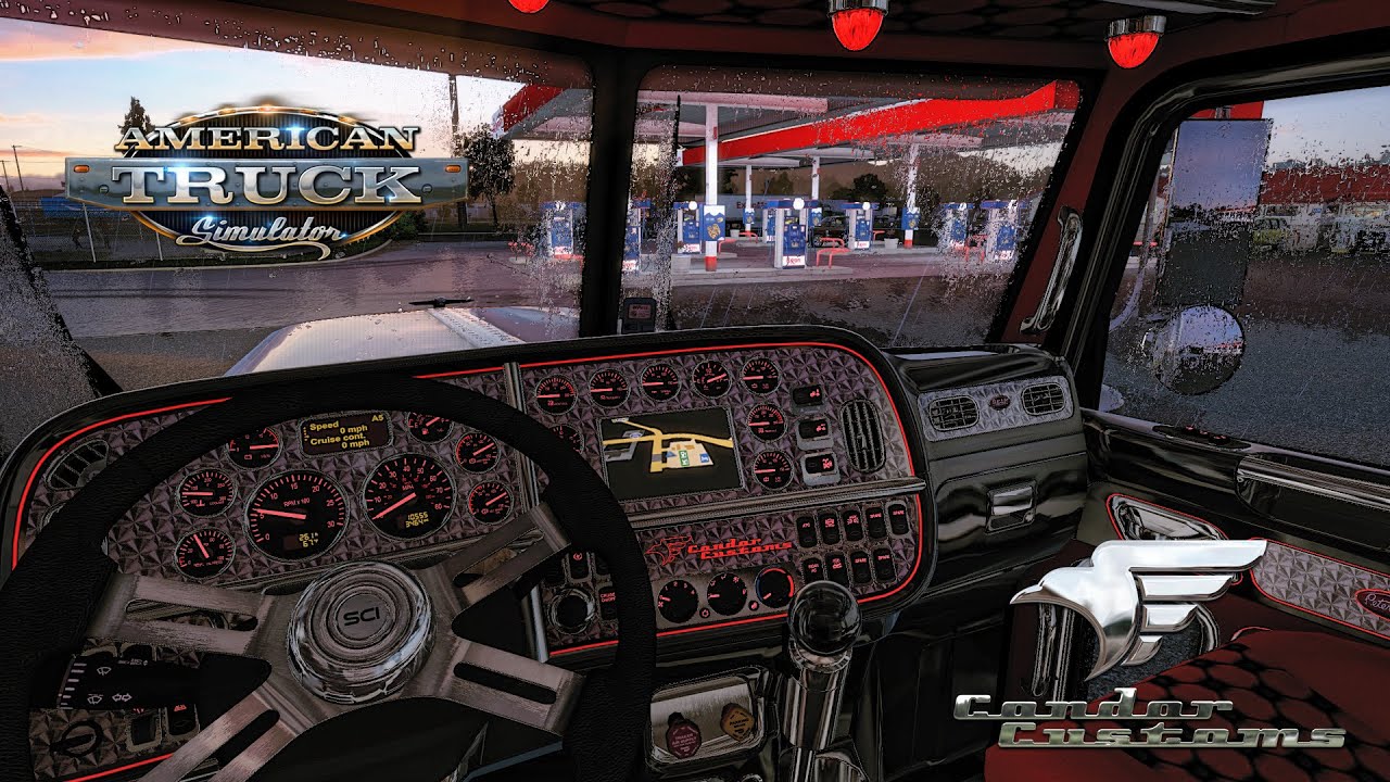 Peterbilt 389 custom interior (work in progress). American Truck ...