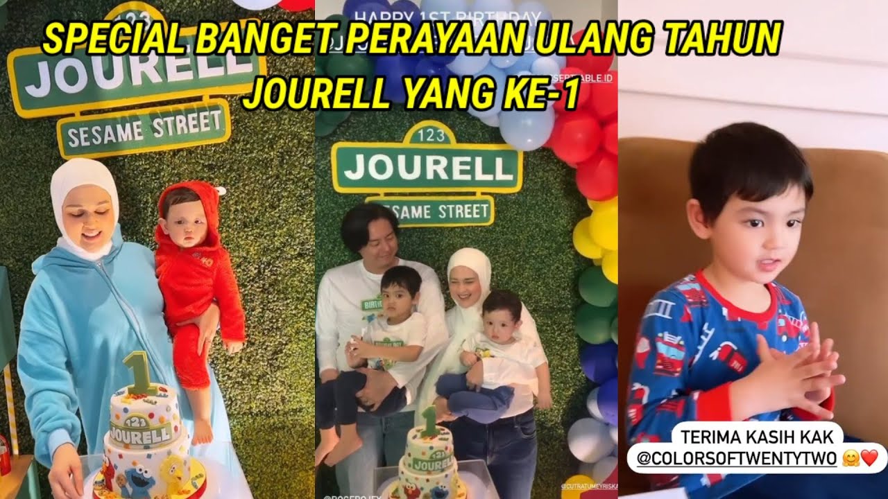 SPECIAL BANGET PERAYAAN ULANG TAHUN JOURELL YANG KE -1 - YouTube