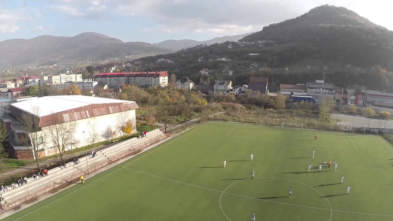 Stadion FK Radnik Hadžići - Helicam - novembar - 2014 - YouTube