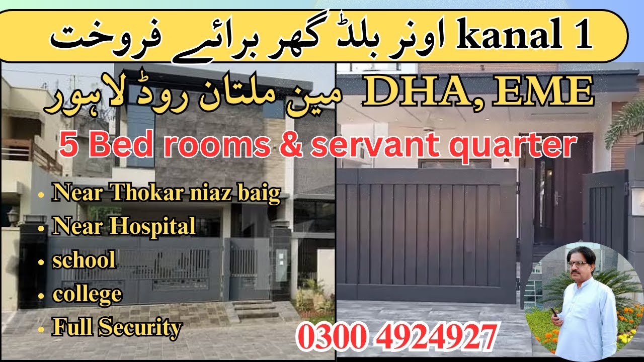 Luxurious 1 Kanal House for Sale in DHA EME Society | Your Dream Home ...