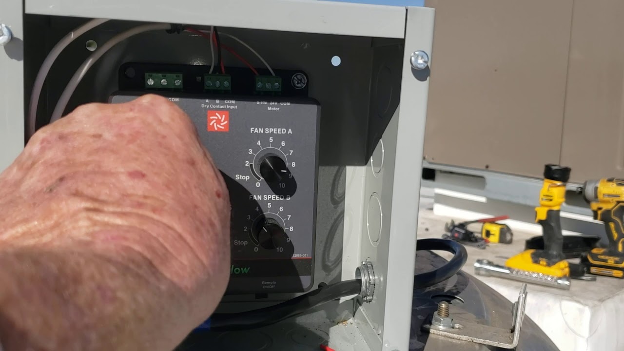 cook vari flow fan - YouTube