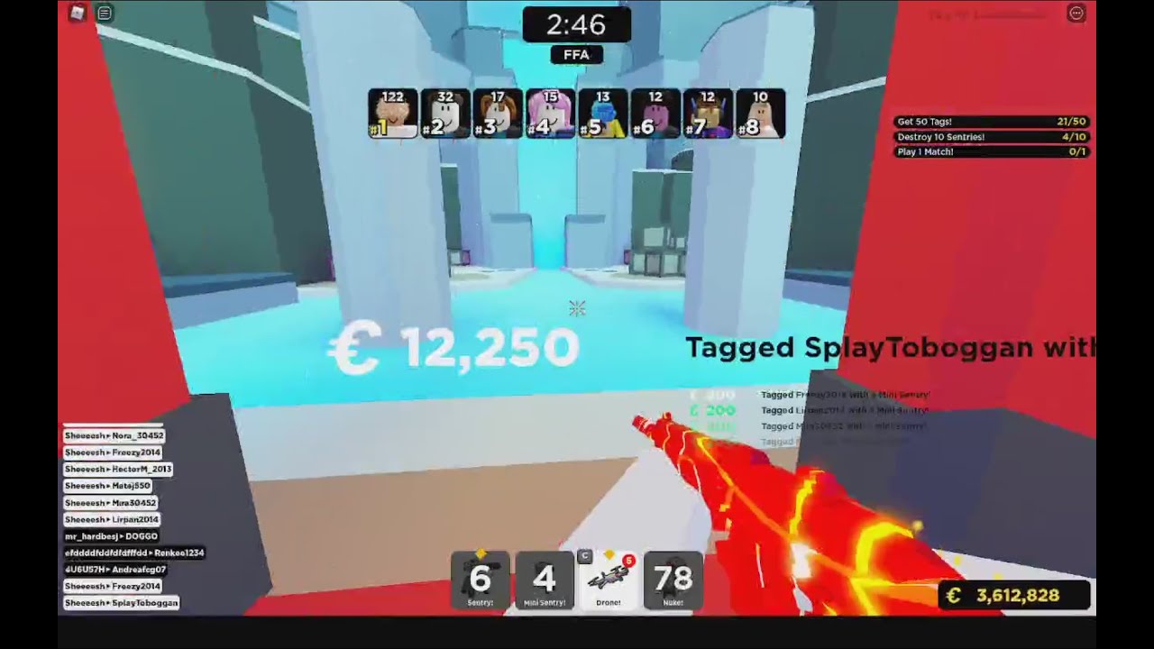 Roblox Big paintball playtime! 7 (254 TAGS ON SUIJIN MAP) - YouTube