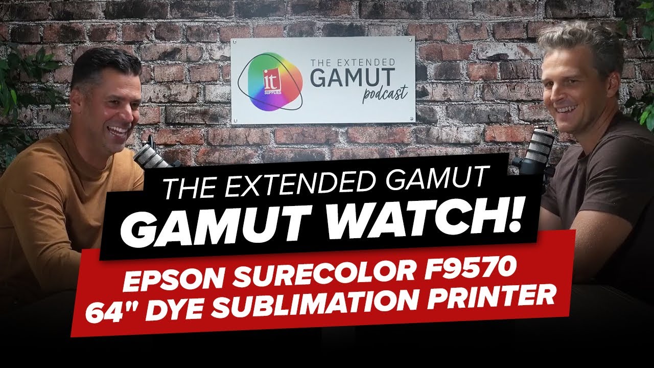 Gamut Watch: EPSON SureColor F9570 64" Dye Sublimation Printer - YouTube