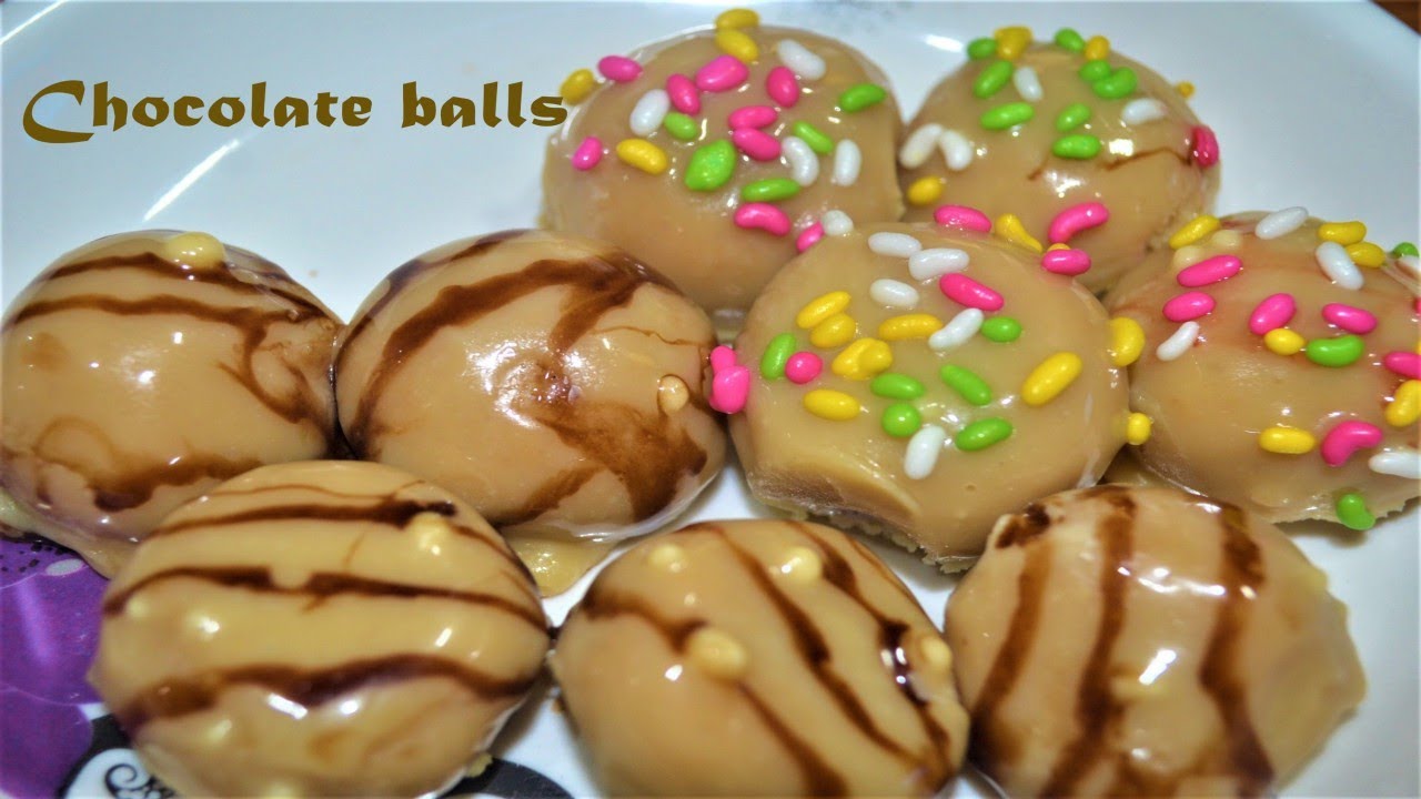 No bake biscuit balls | chocolate balls recipe | #Holidayrecipe - YouTube