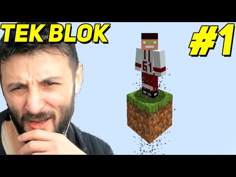 TEK BLOK MİNECRAFT 1.Bölüm