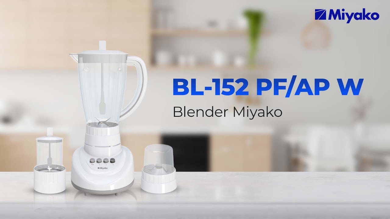 NEW PRODUCT! Blender Miyako BL-152 PF/AP W - YouTube