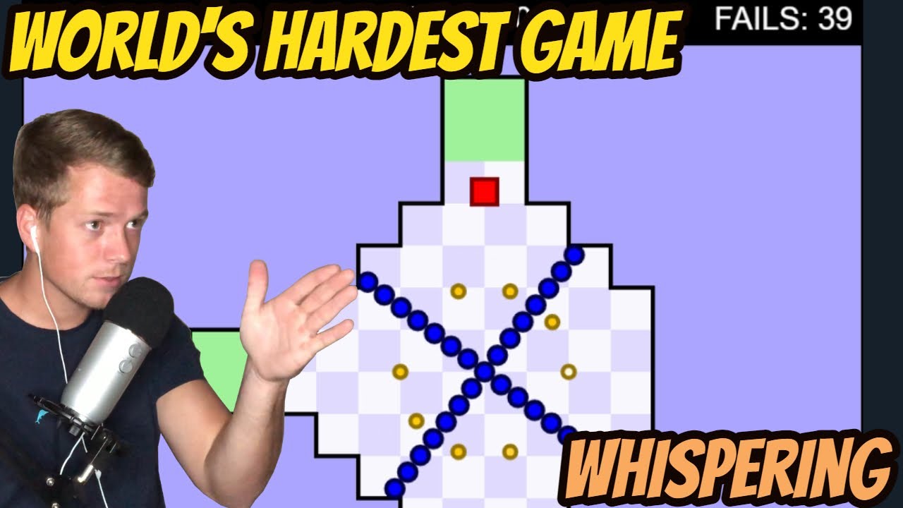 ASMR Gaming: Playing The World's Hardest Game! - Whispering & Keyboard ...