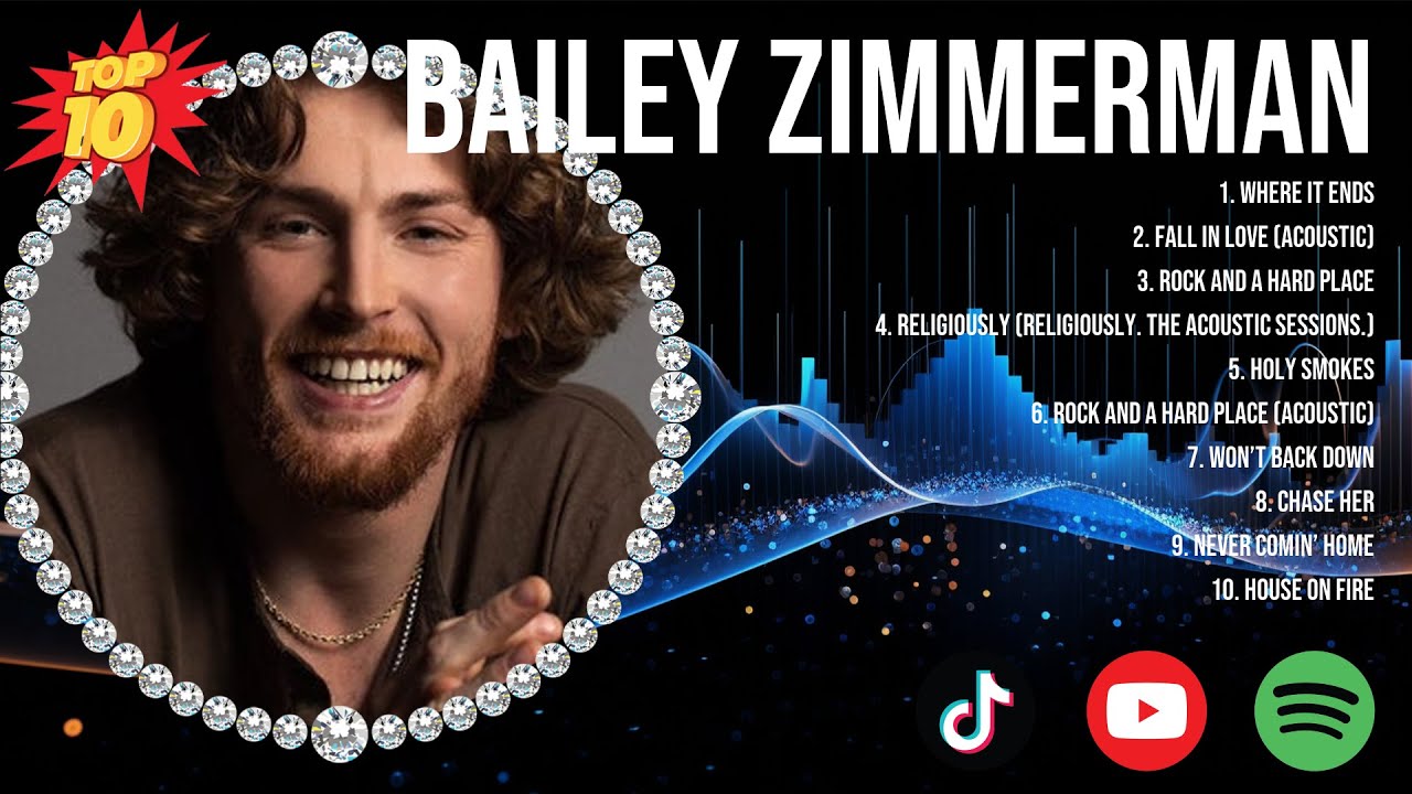The Best Hits Songs of Bailey Zimmerman Playlist Ever ~ Greatest Hits ...
