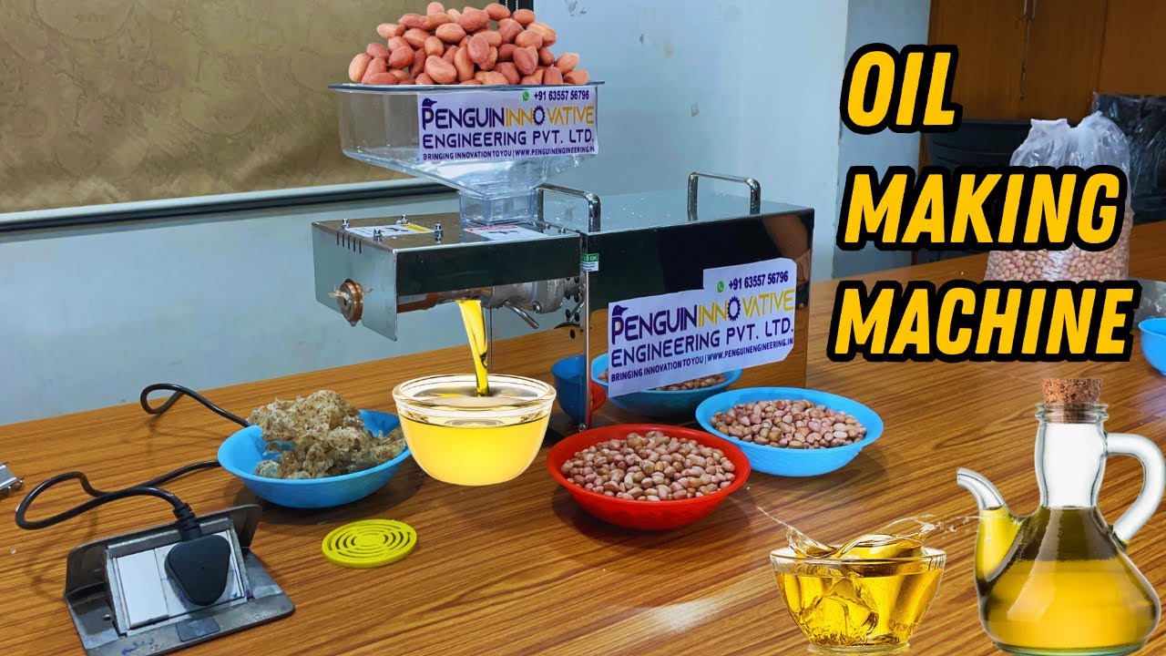 Oil making machine | oil extractor machine 😍 |घर पर तेल कैसे निकालें ...