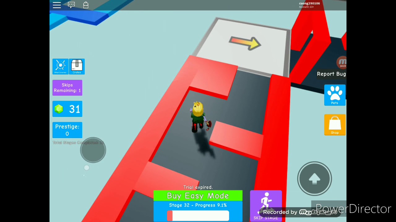 Parkour roblox map lv 1-100 - YouTube