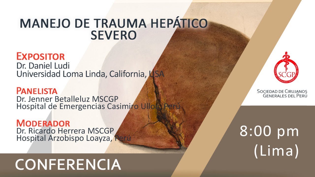 SCGP : MANEJO DE TRAUMA HEPÁTICO SEVERO - YouTube