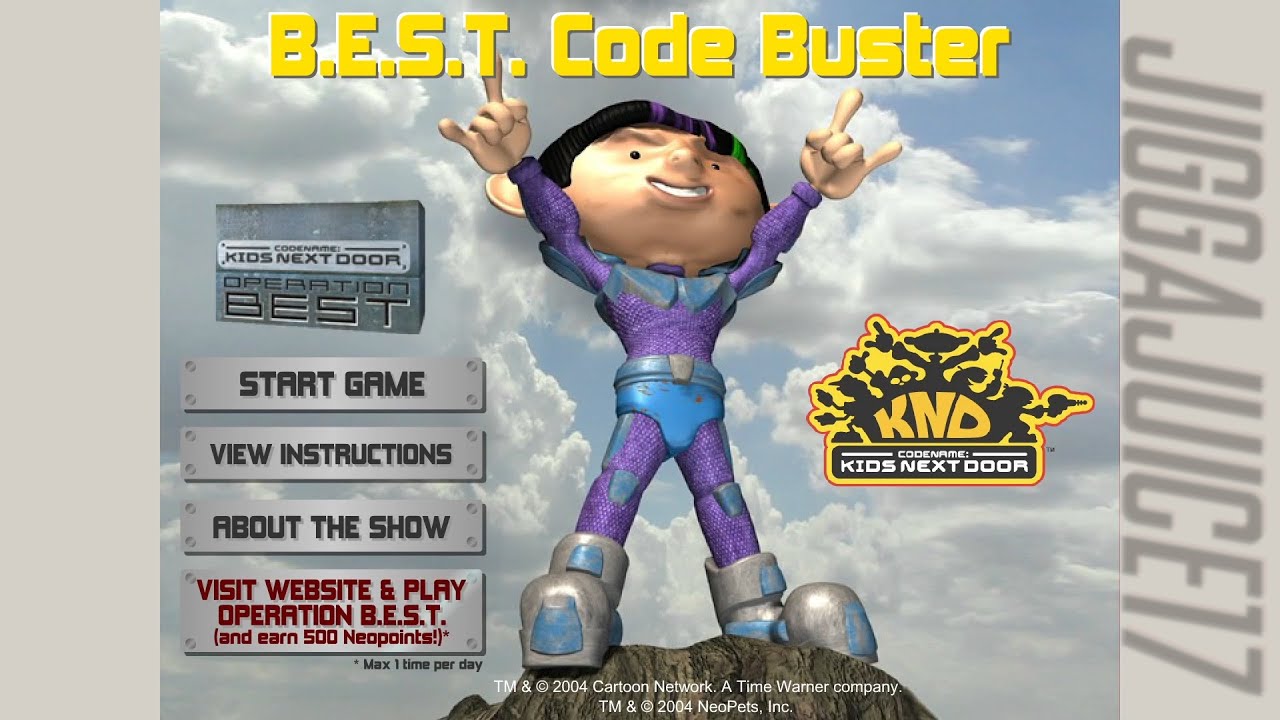 Codename: Kids Next Door - B.E.S.T. Code Buster Flash Game (No ...