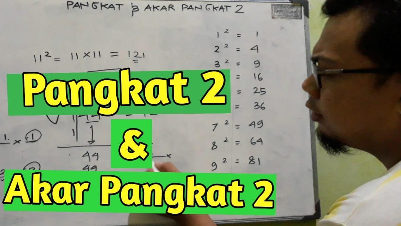 Tentukan Hasil Akar Pangkat Dua Dari Bilangan Berikut - Tanya Tanya