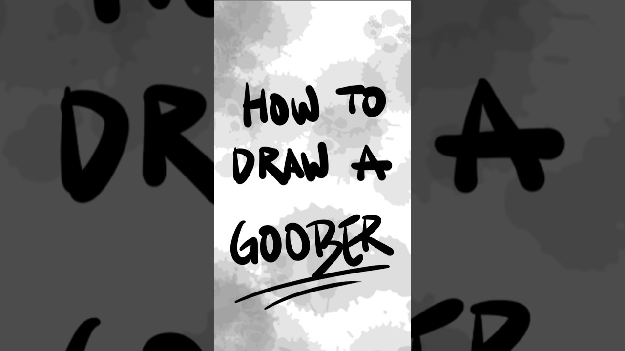 How to draw a goober 👁️ 👁️ | Tutorial & Audio by @boredom_incarnated on ...