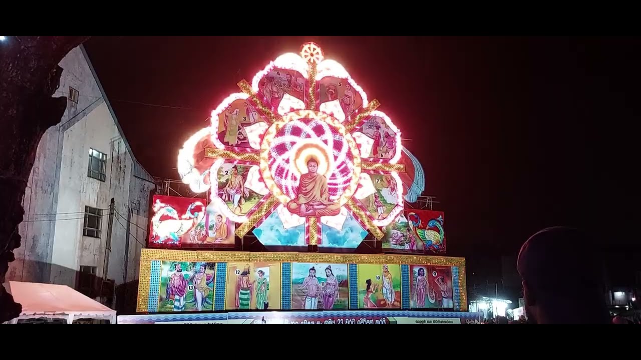 Kiribathgoda thorana 2024 #thorana #vesak #wesak #pandols - YouTube