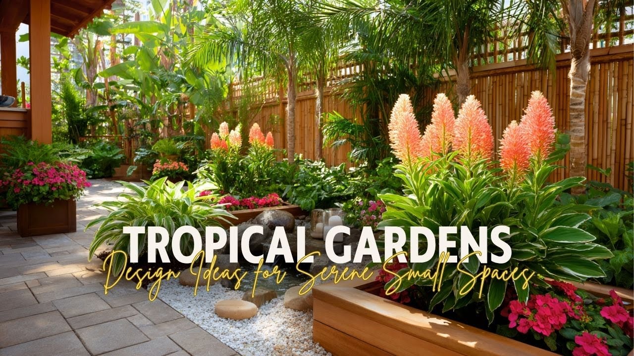 Tropical Small Garden Layout