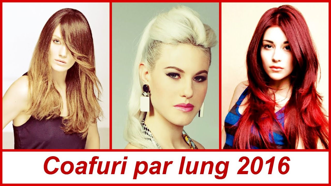 Coafuri par lung 2016 - YouTube