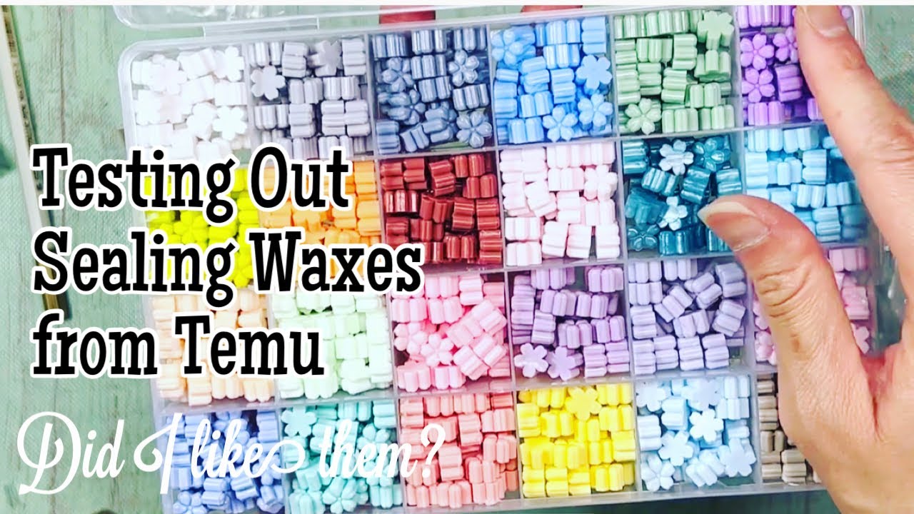 Testing Out Temu Sealing Wax for a Floral Project - YouTube