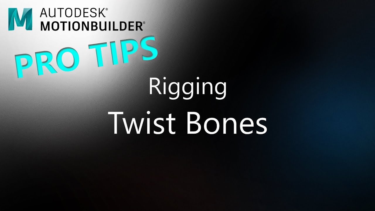 MotionBuilder ProTips - Rigging - Twist Bones - YouTube