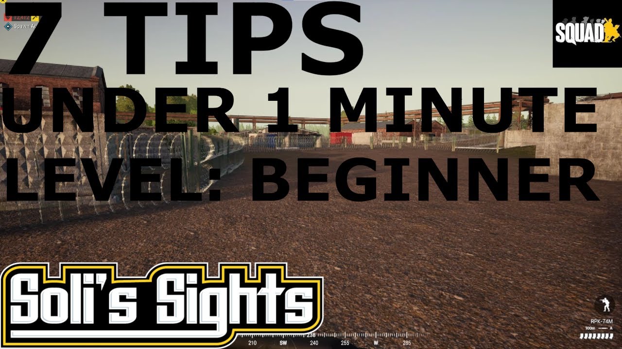 7 Squad Tips in Under 1 Minute - Tips # 3| Level - Beginner : STAYING ...