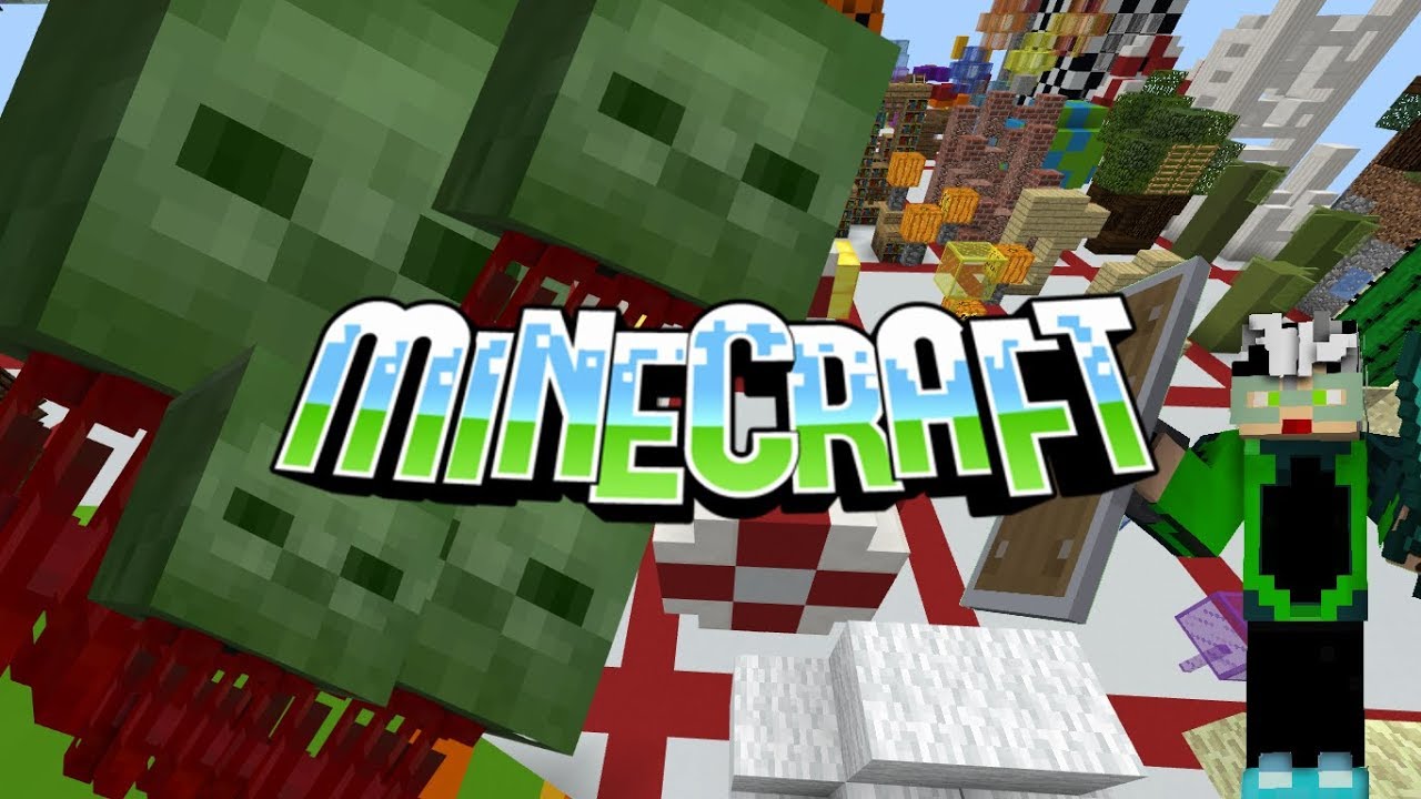 FLYING Zombie GHASTS!!!!...and Parkour…| Behind The MAP!!! - YouTube