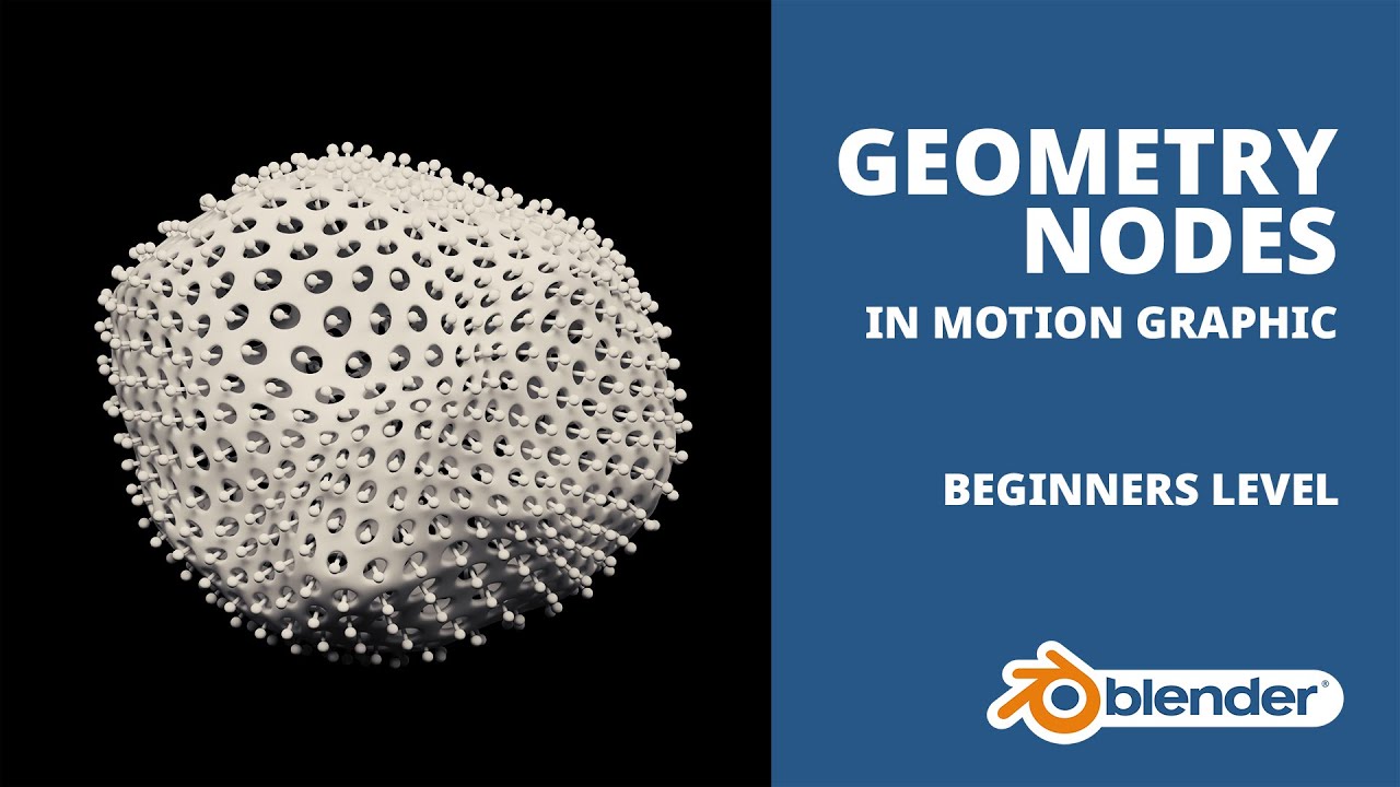 Geometry Nodes in Motion Graphic for Beginners [English Subtitles ...