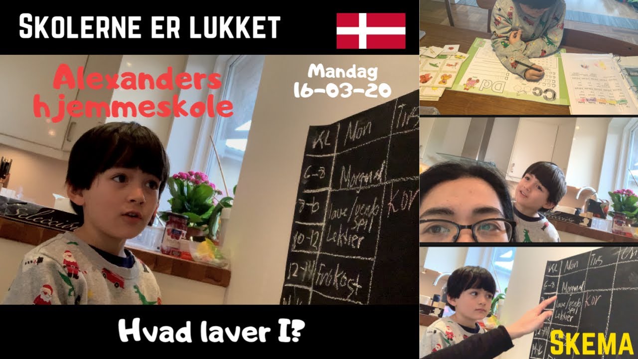 🇩🇰Danmark lukker ned | Skolerne er lukket | Alexander hjemmeskole | VLOG - YouTube