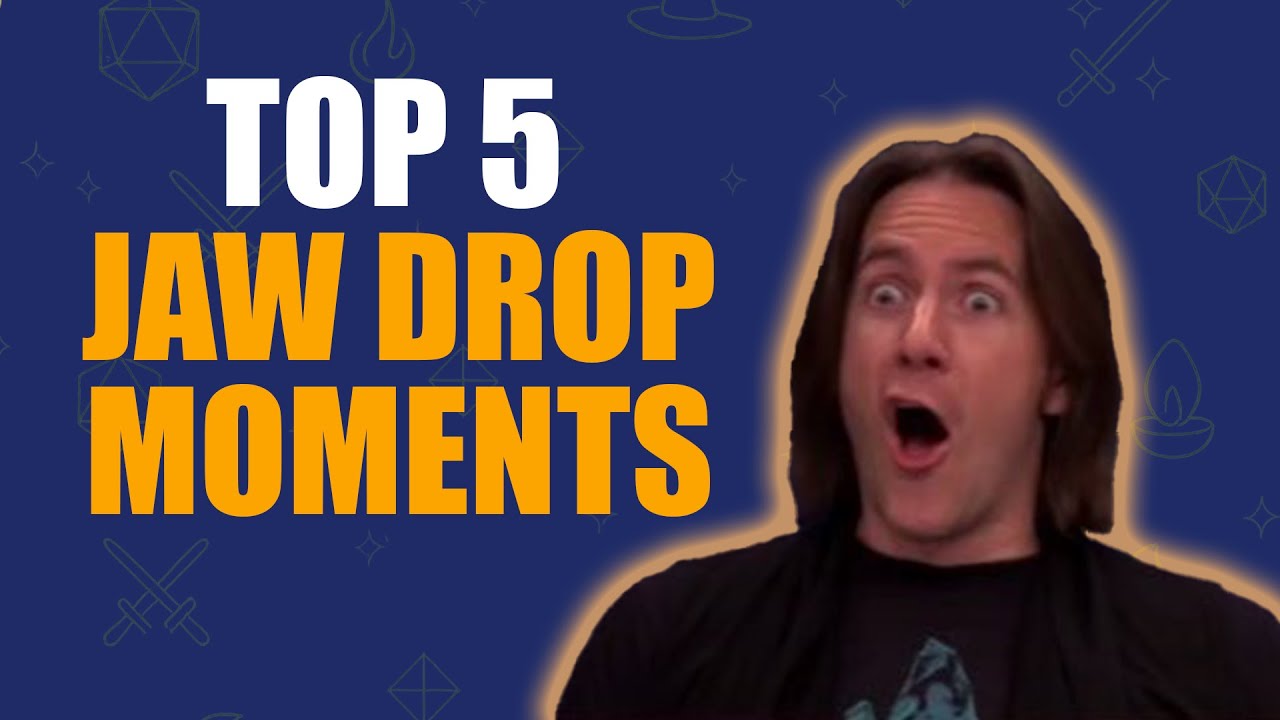 Top 5 Jaw Drop Moments of Critical Role - YouTube