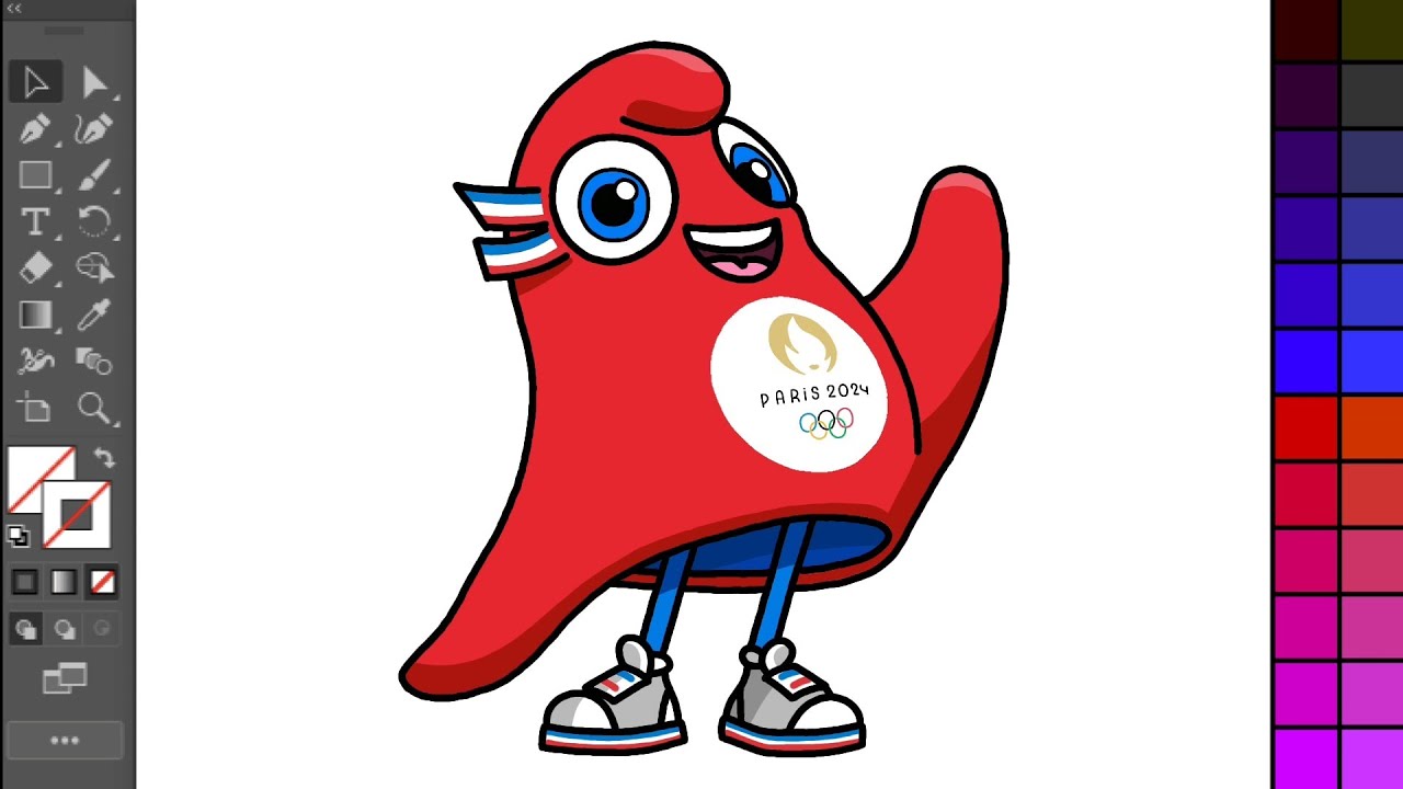 Como Desenhar O Mascote Das Olimpiadas 2024 2