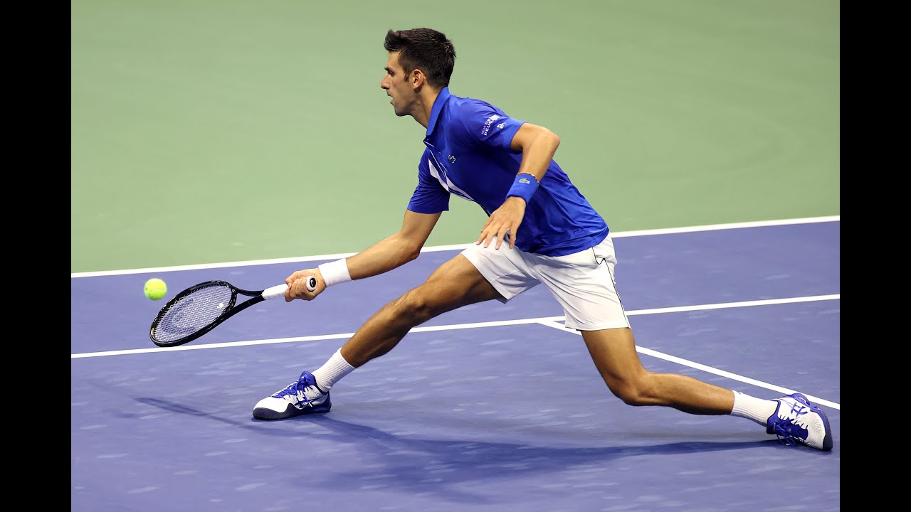 Novak Djokovic hits the perfect drop shot! | US Open 2020 Hot Shots ...