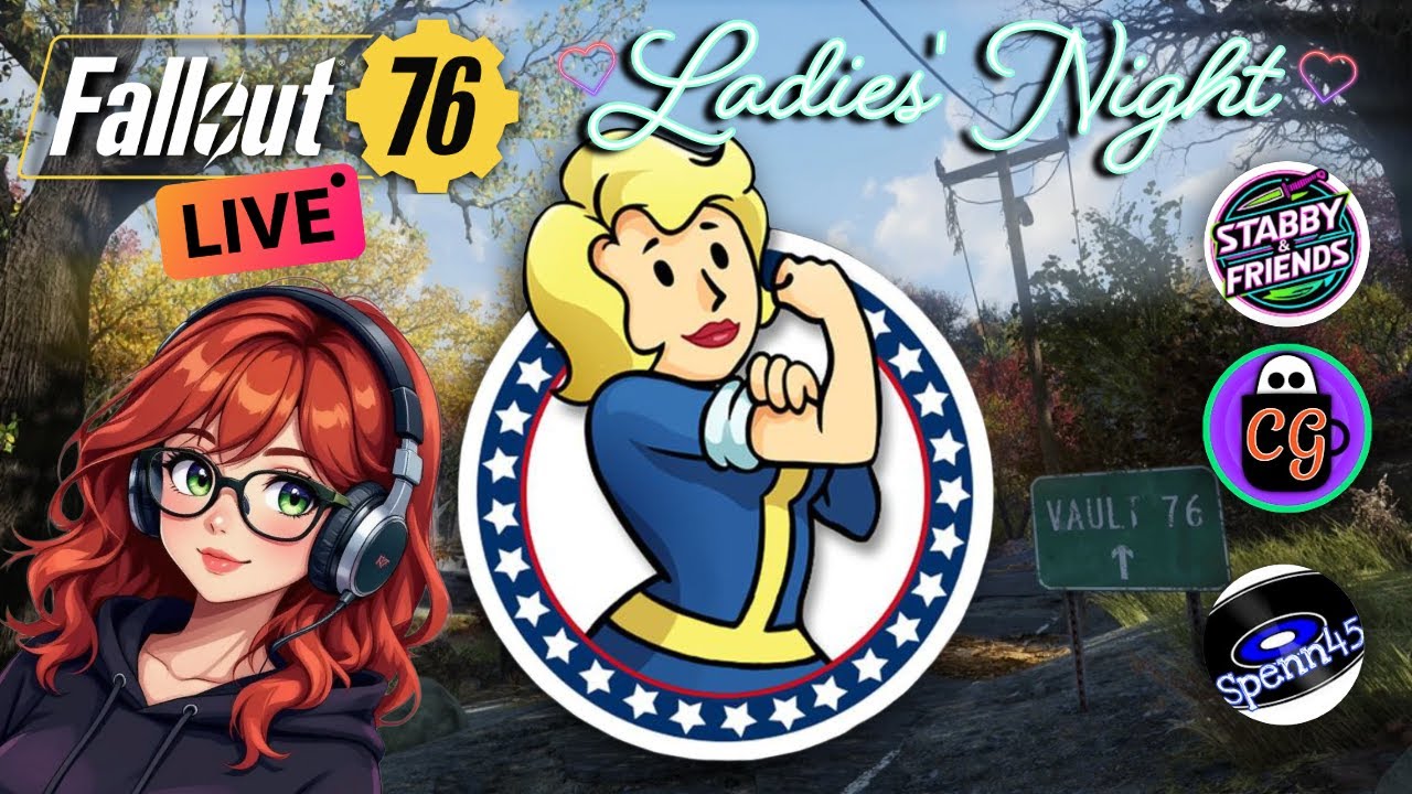 🔴 LIVE: I'M IN THE MIDDLE!!! LADIES NIGHT (DAY) in Fallout 76! - YouTube