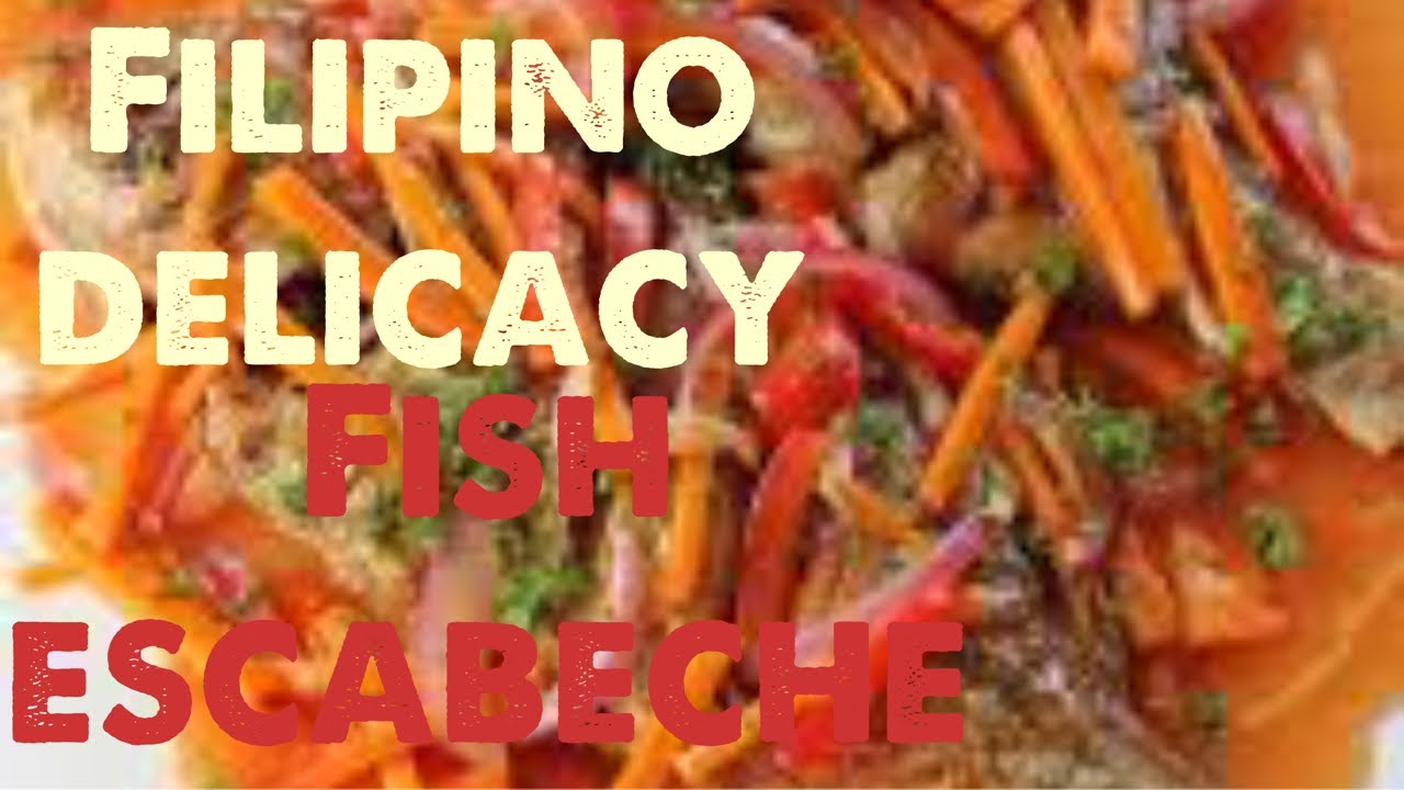 How I cook fish escabeche|My own version of cooking escabeche|Sweet and ...