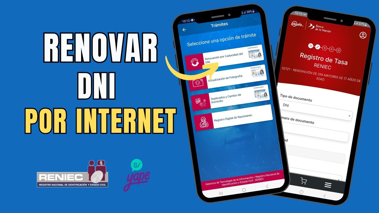 ¿Cómo Renovar mi DNI vencido por Internet RENIEC? (2024) Tutorial Paso a Paso - Trámite Anulado ...