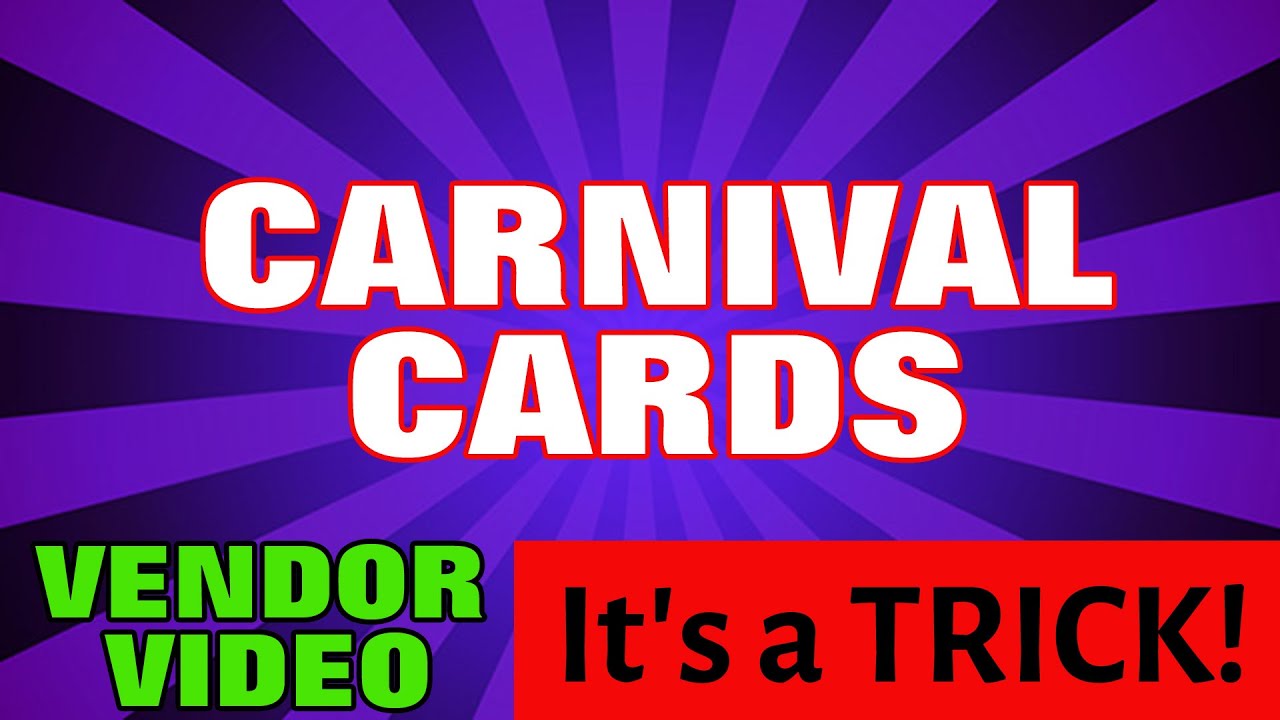 Carnival Cards Trick Deck and DVD - YouTube