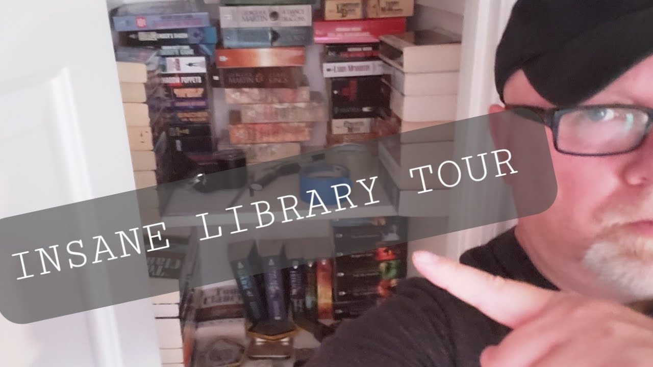 MY SECRET STASHES OF BOOKS. A VAST OUT OF CONTROL INSANE LIBRARY TOUR ...