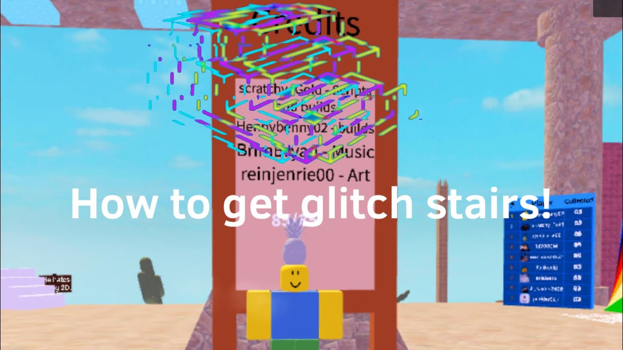 How to get glitch stairs! - YouTube