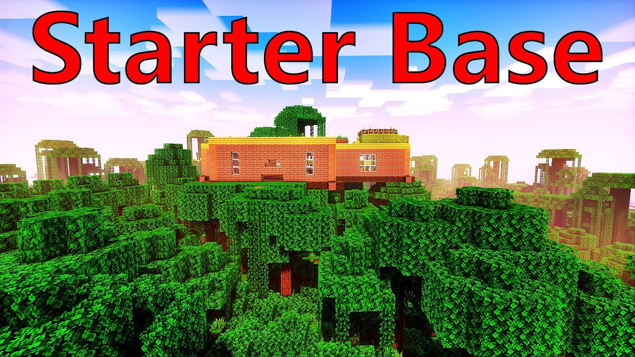 Tunnel bore and Starter base | Survival Minecraft 1.20 - YouTube