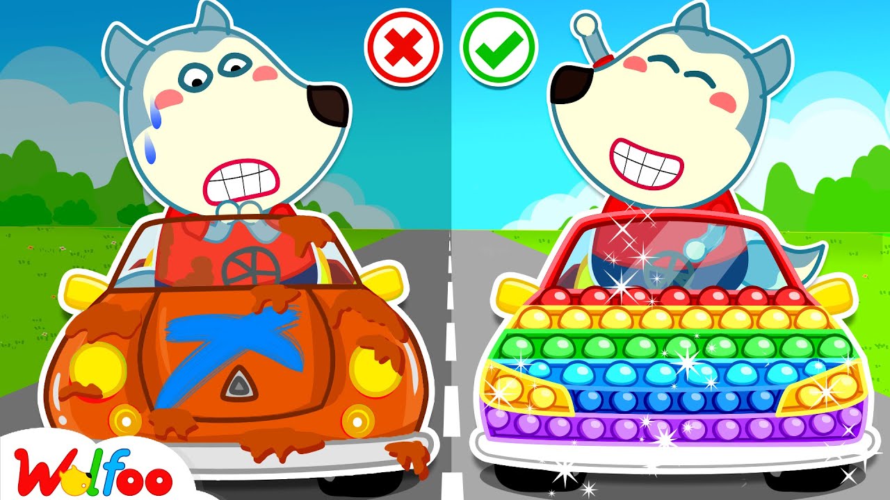 Wolfoo, Which Car Is the Best? - Wolfoo Makes DIY Pop It for Kids ...