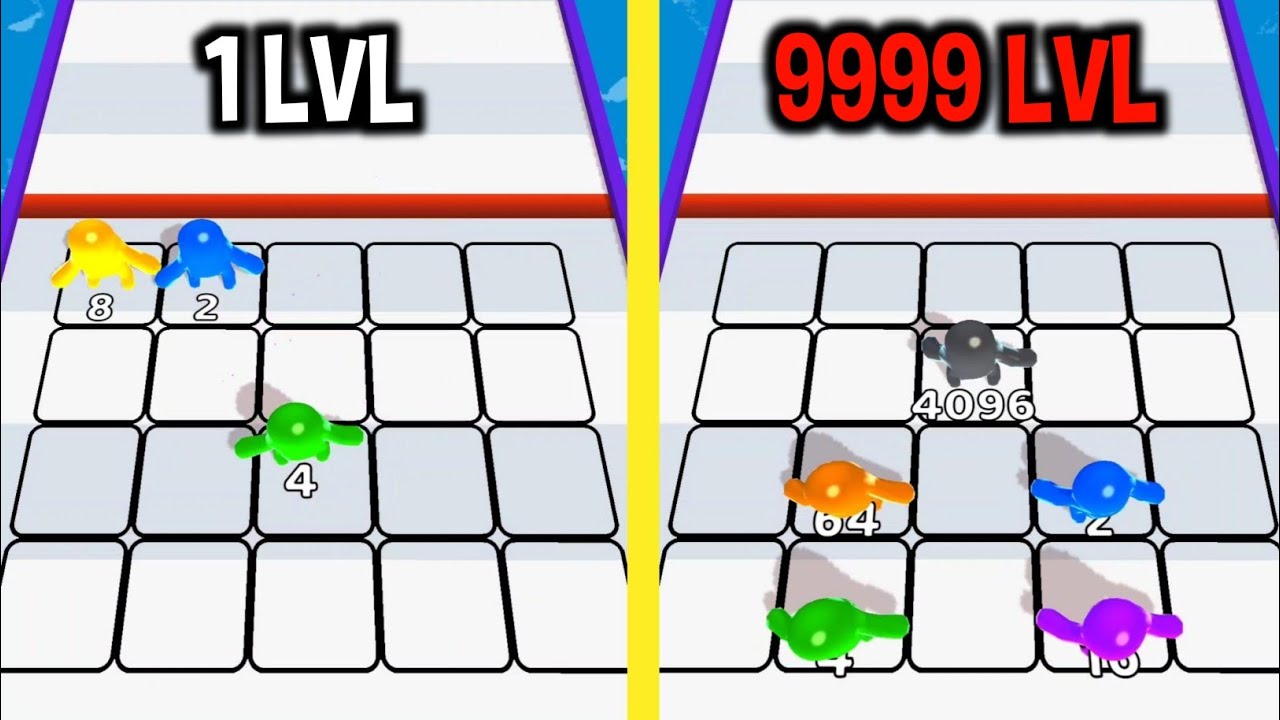 MAX LEVEL in Merge Blob Runner Game - YouTube