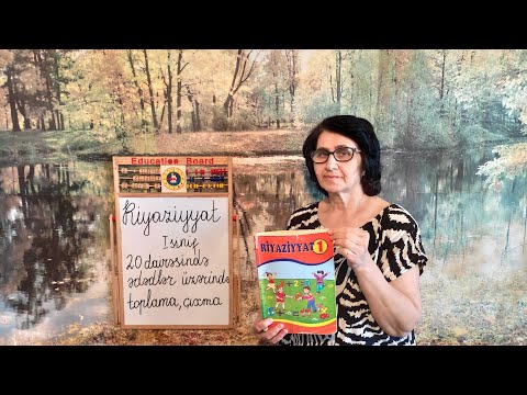 Dərs Onlayn 1-ci sinif Riyaziyyat (Dərs 17)