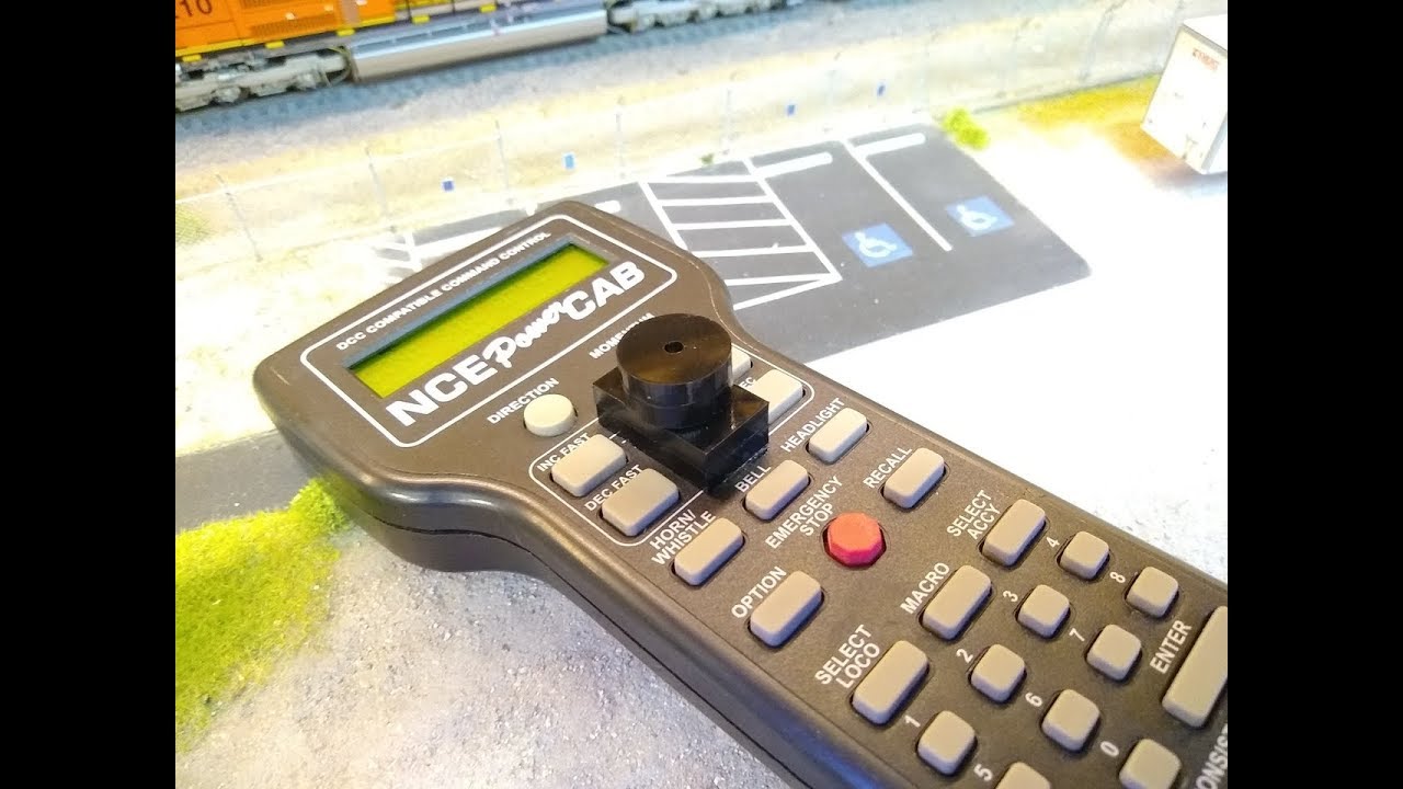 NCE PowerCab Throttle Encoder Wheel Modification - YouTube