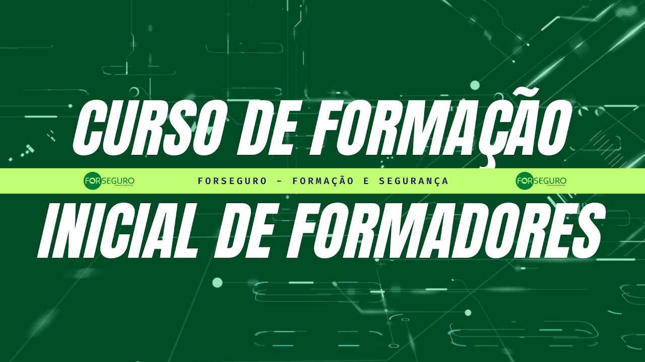 Formação Pedagógica Inicial de Formadores - 90 horas - YouTube